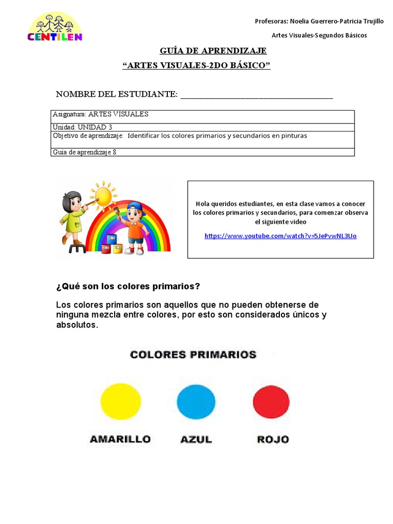 Colores Primarios y Secundarios | PDF | Color | Procesamiento de imágenes