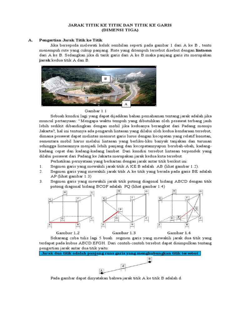 Jarak Antar Titik | PDF