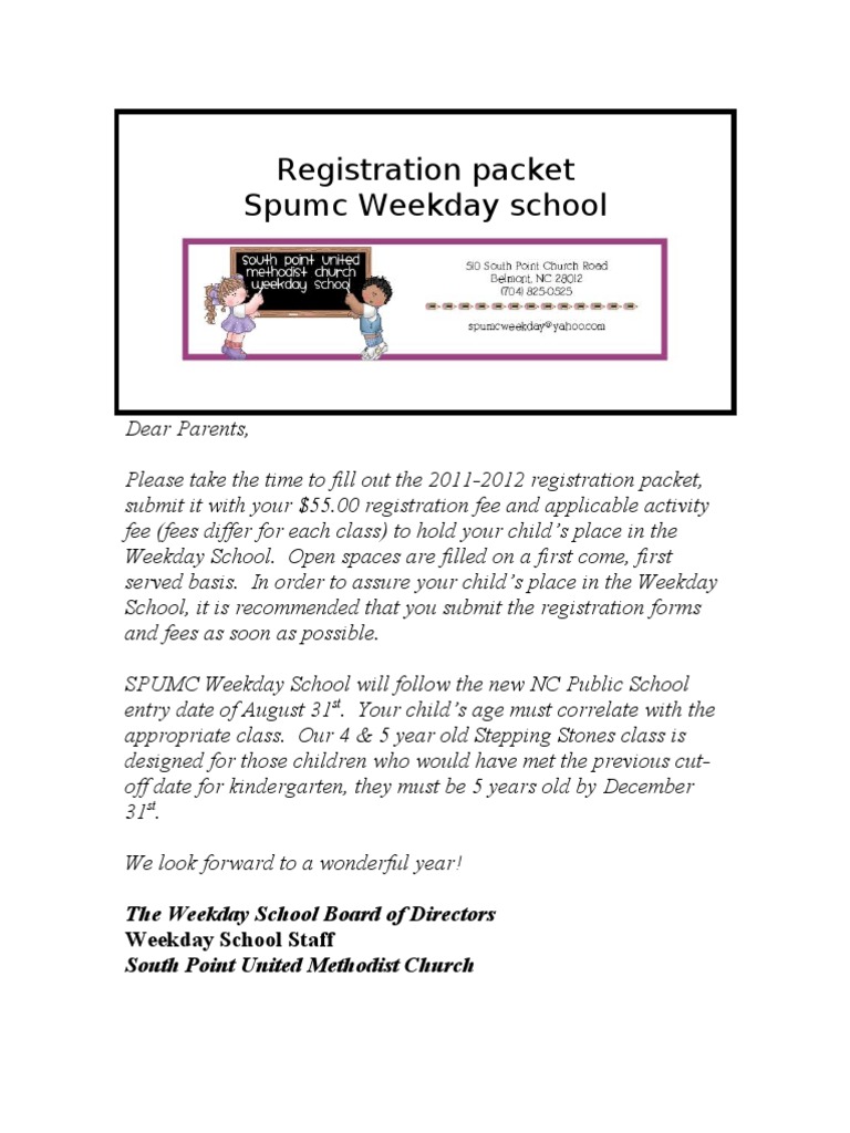 Registration Packet 2011-2012 | PDF | Medicine | Medical Specialties