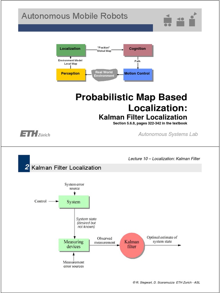 Lecture 10 PDF | PDF | Kalman Filter | Applied Mathematics