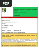 Plan de Clases: Números Ordinales 1° | PDF | Cognición | Aprendizaje