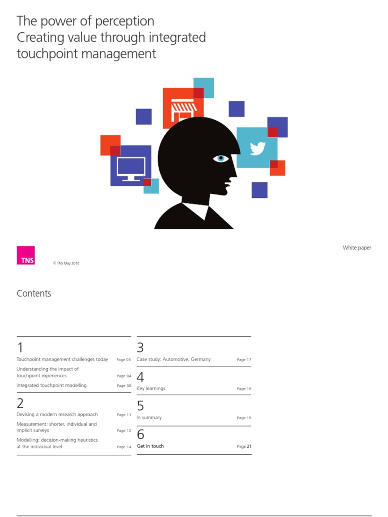 The Power of Perception Creating Value Through Integrated Touchpoint ...