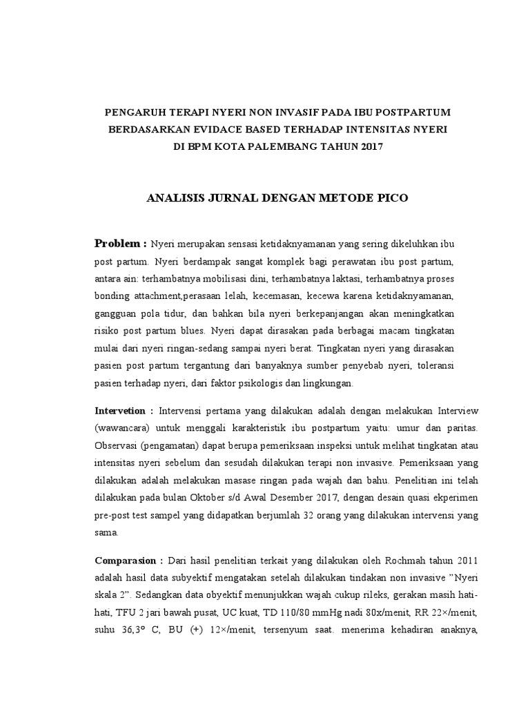 Pico Post Natal | PDF