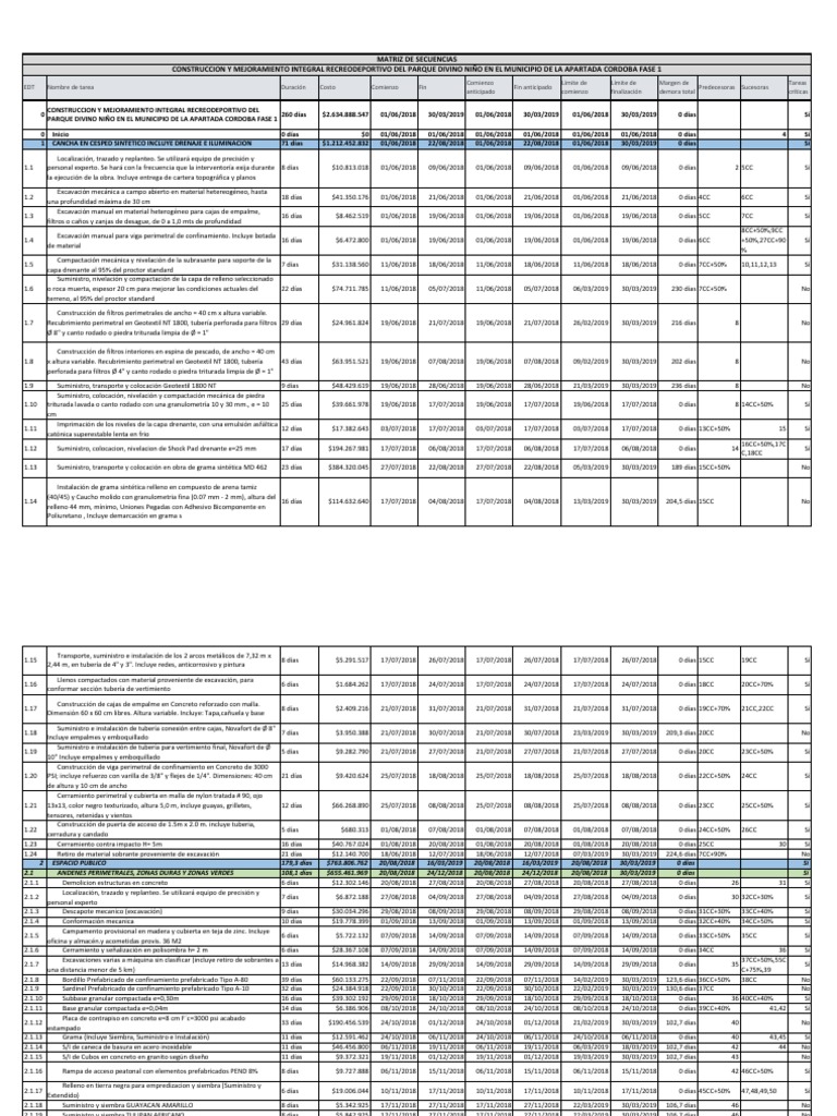 Matriz de Secuencias | Descargar gratis PDF | Materiales de ...