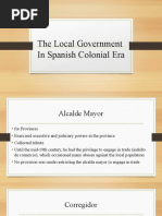 Spanish Colonial Government Structure | PDF | European Colonization Of ...