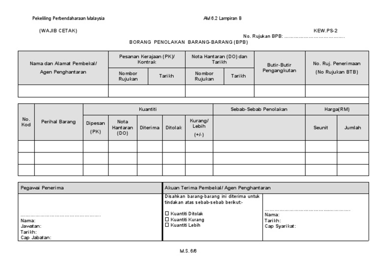 Kew - PS 2 Penolakan | PDF