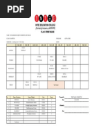 UiTM ICRESS Timetable 20252 | PDF