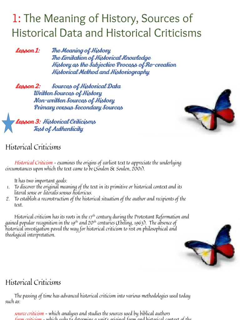 Understanding Historical Criticism | PDF | Writing