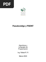Clase04 Tutorial Pseint | PDF | Estructura de datos de matriz | Algoritmos