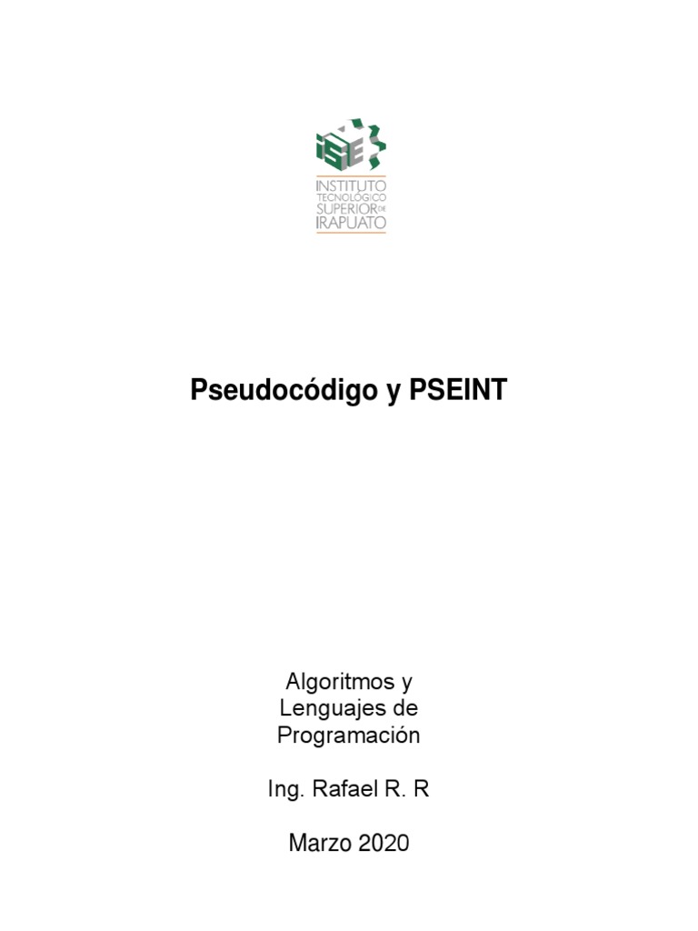 Guia Pseint 2020 | PDF | Algoritmos | Programación de computadoras