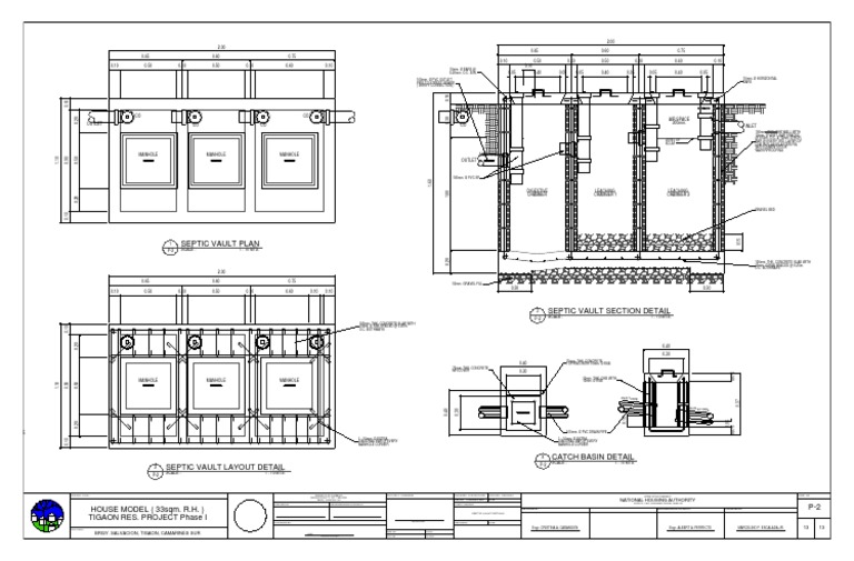 Septic Vault Plan: National Housing Authority | Download Free PDF ...