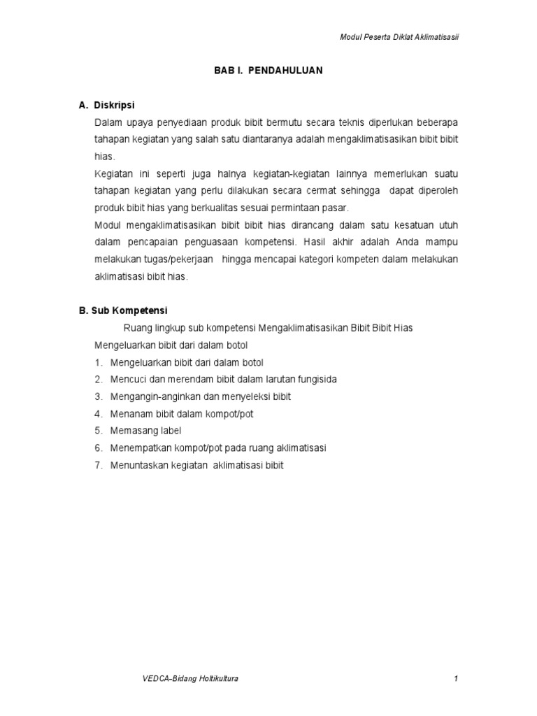Aklimatisasi Bibit Hias dengan Fungisida | PDF
