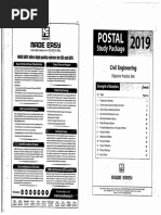 MADE EASY Postal Study Package Front Page | PDF | Engineering | Civil Engineering