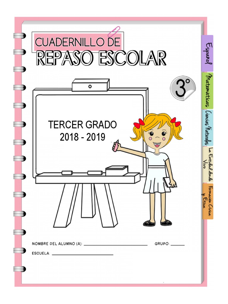 Cuadernillo Repaso Tercergrado | PDF | Naturaleza