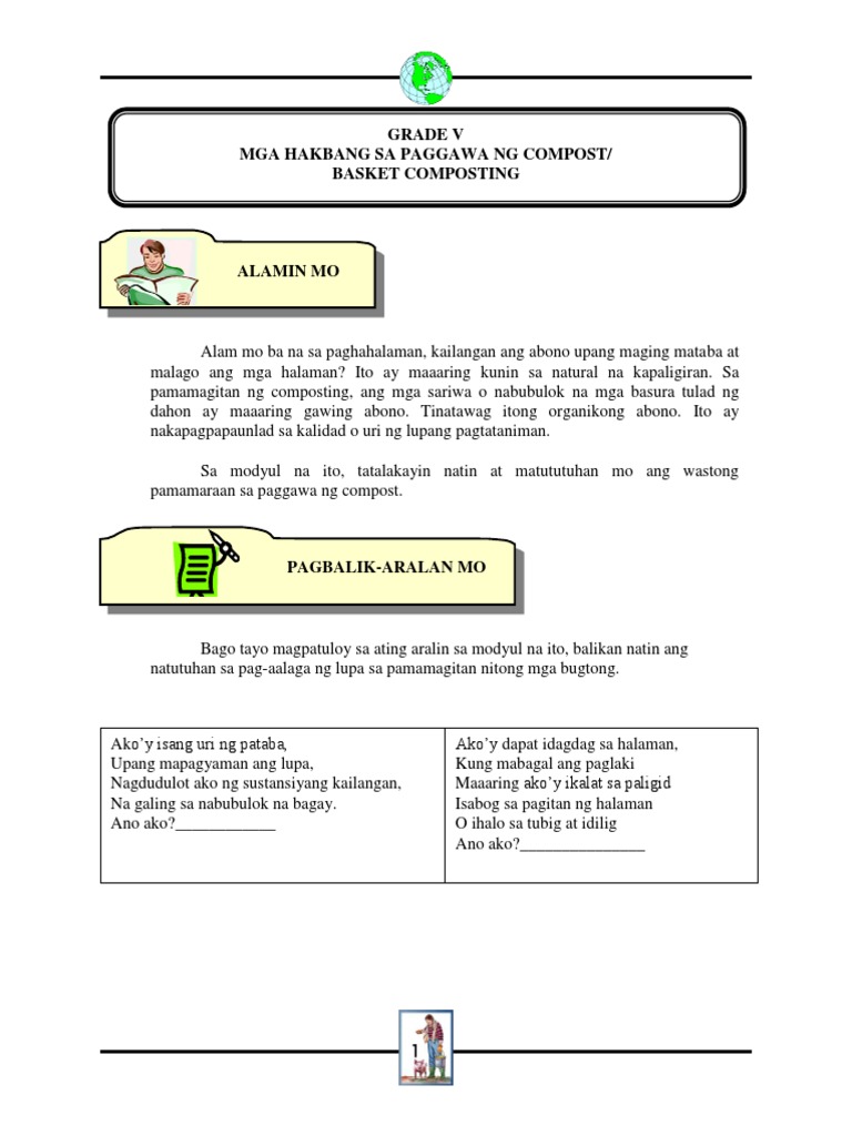 31.mga Hakbang Sa Paggawa NG Compost6 | PDF