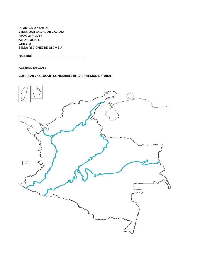 Mapa Político de Colombia | PDF