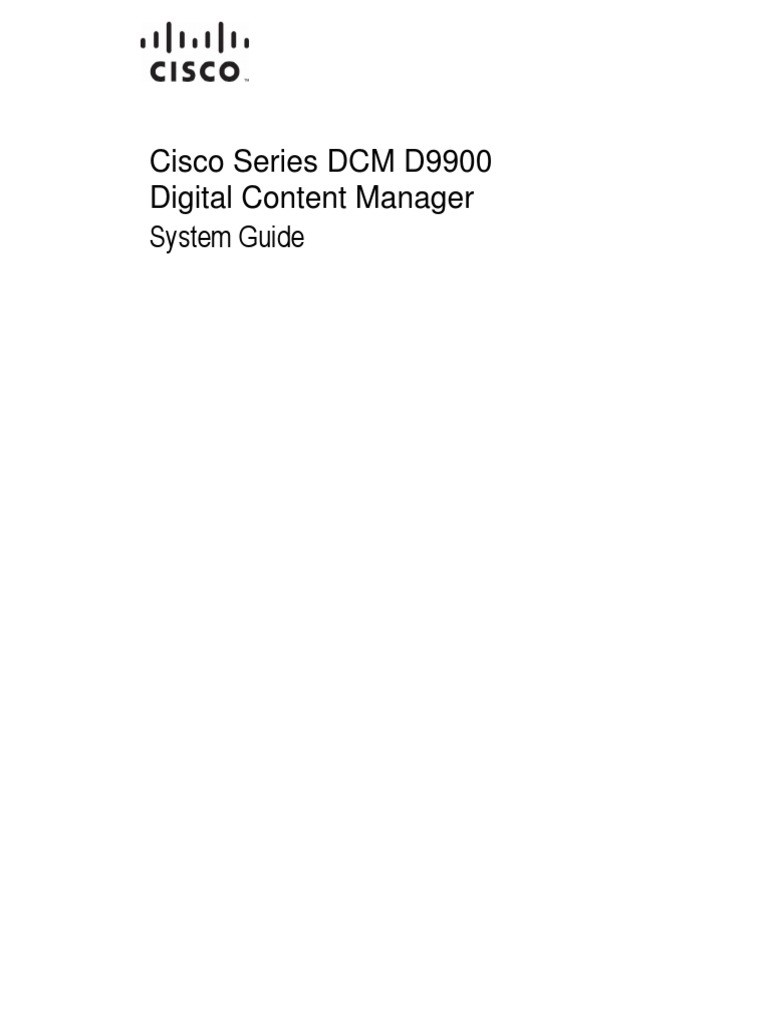Cisco DCM D9900 System Guide | PDF | Electrostatic Discharge | Electromagnetic Interference