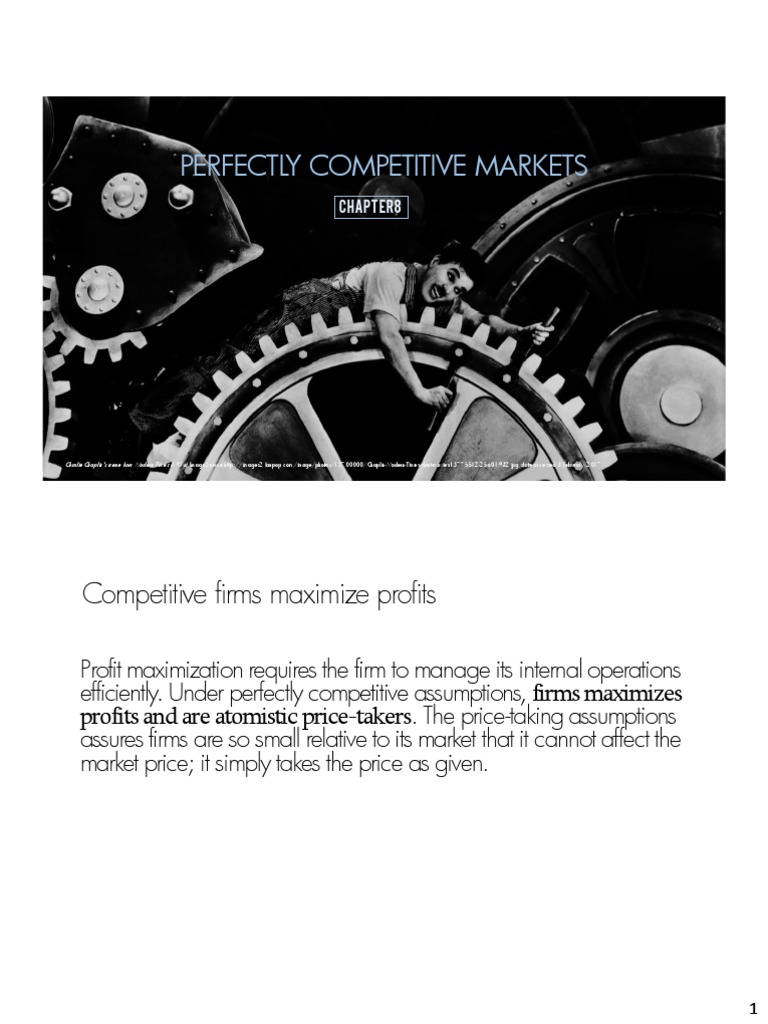 7 Perfectly Competitive Markets | PDF | Perfect Competition | Profit ...
