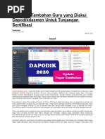 Pelaporan Revitalisasi (Lap. Mingguan - Laporan Bulanan - Lap. 50% - Lap. 100%) | PDF