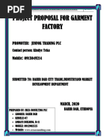 Garment Manufacturing Project Overview | PDF | Feasibility Study | Clothing