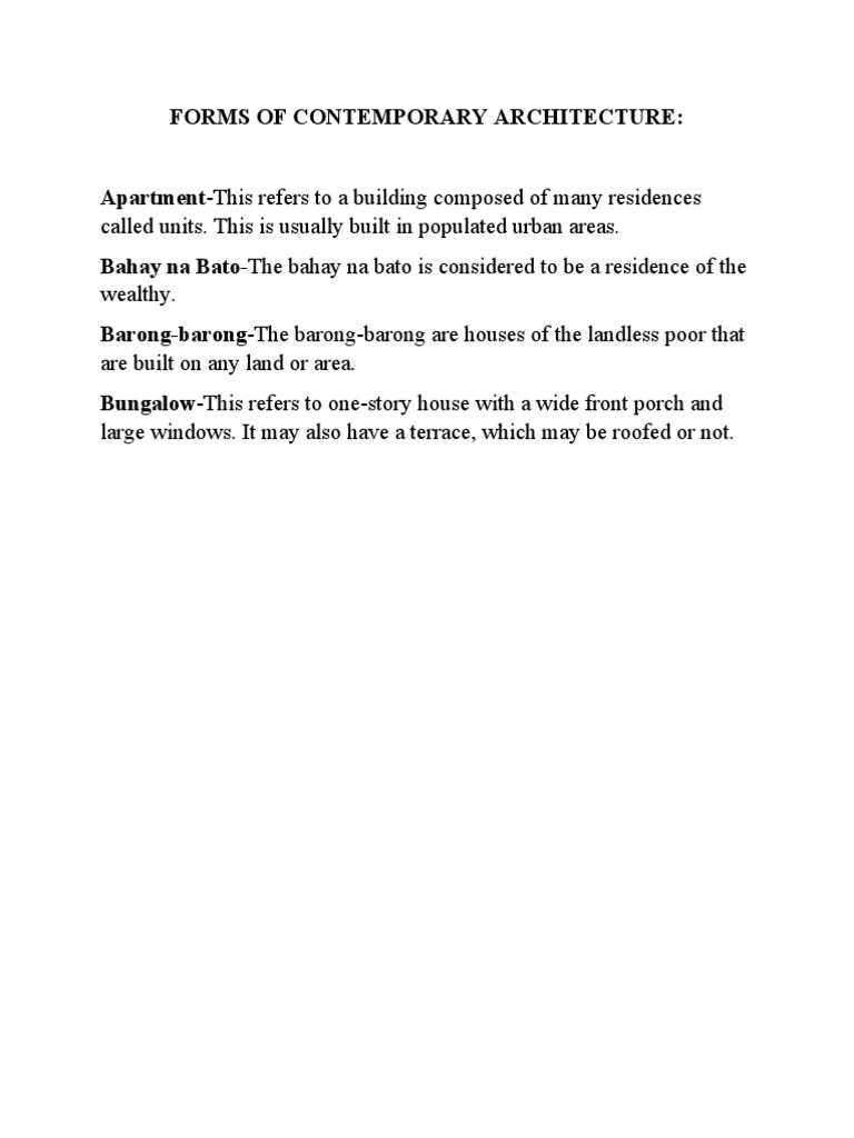 Forms of Contemporary Architecture | PDF