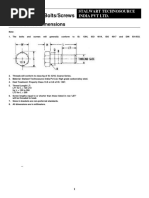 Metric Thread Dimensions - Bolt Sizes Chart For M1.6 To M69 Screws ...