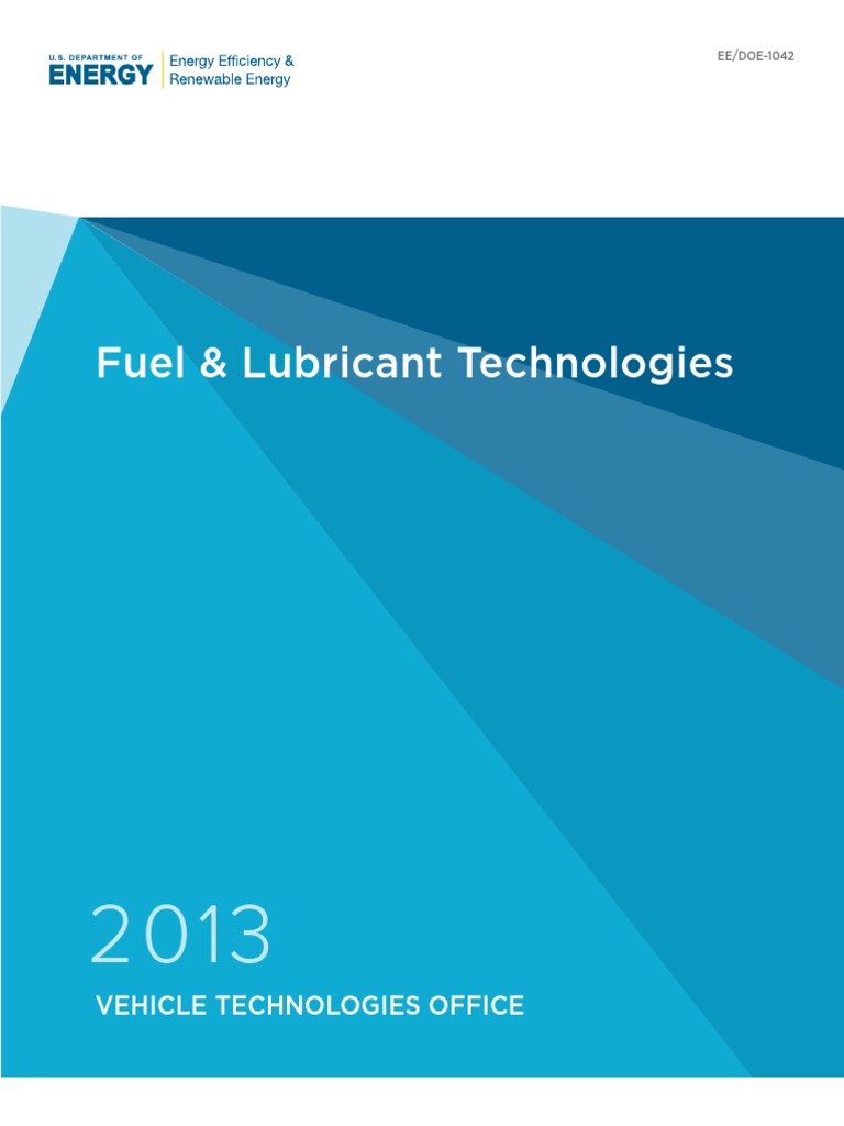 Fy2013 Fuels Technologies | PDF | Biodiesel | Diesel Fuel