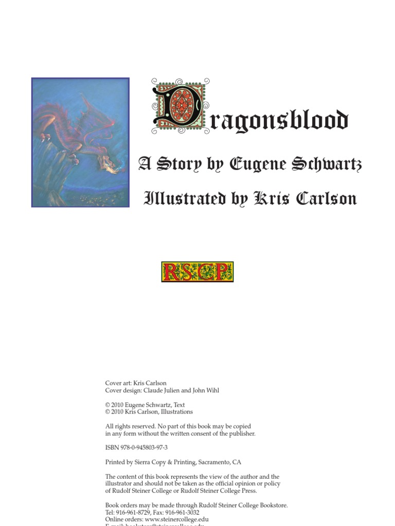 Dragonsblood: An Environmental Fable | PDF | Sea | Dragon