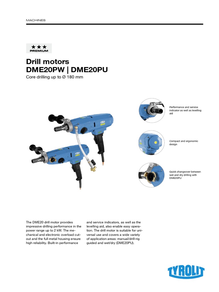 Tyrolit 180 MM | PDF | Drill | Drilling