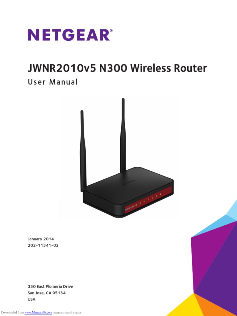 JWNR2010v5 N300 Wireless Router: User Manual | PDF | Wi Fi | Router ...