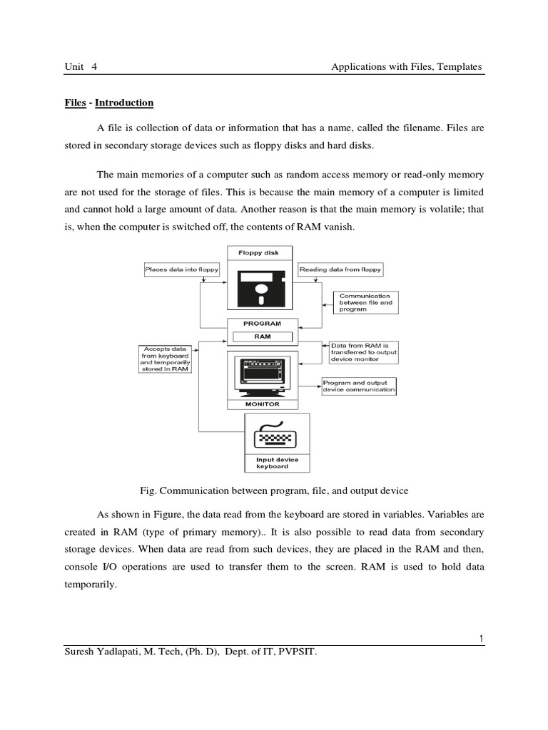 Unit 4 | PDF | Computer Data Storage | Class (Computer Programming)