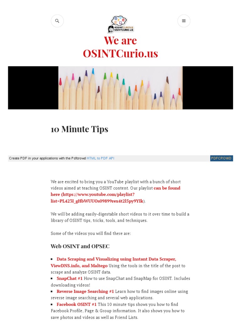 10 Minute Tips | PDF | Websites | World Wide Web
