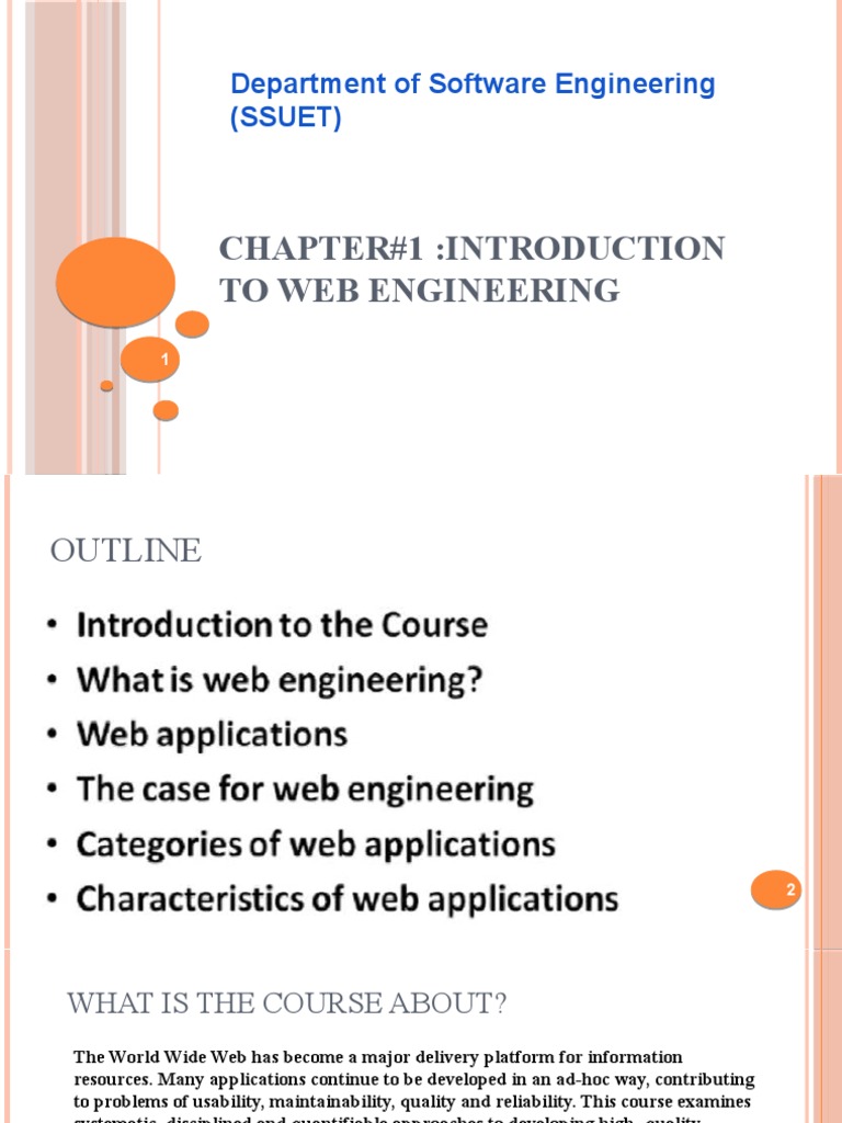 Chapter#1 - Introduction To Web Engineering | PDF | Hyperlink | World Wide Web