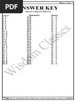 ANswer Key - PWNSAT - Sample Paper - Class-7 | PDF