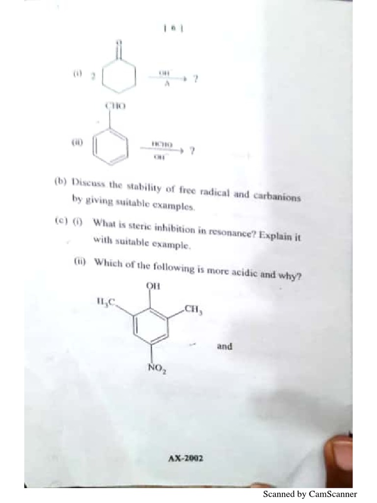 Chemistry QP | PDF