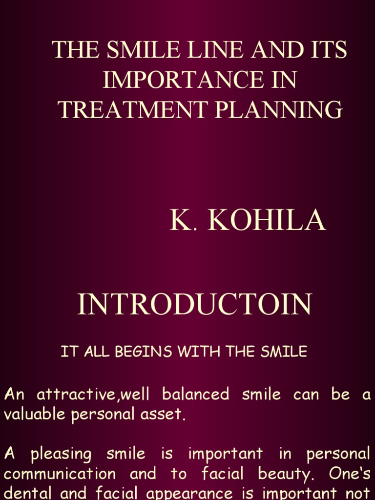 Importance of Smile Line in Dentistry | PDF | Animal Anatomy ...