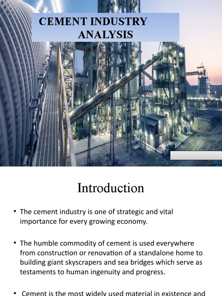 Cement Industry Pdf