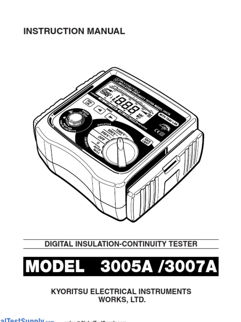 MODEL 3005A /3007A: Instruction Manual | PDF | Power Supply ...