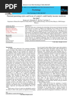 Perceived Parental Autonomy Support Scale | PDF | Autonomy | Ethical ...