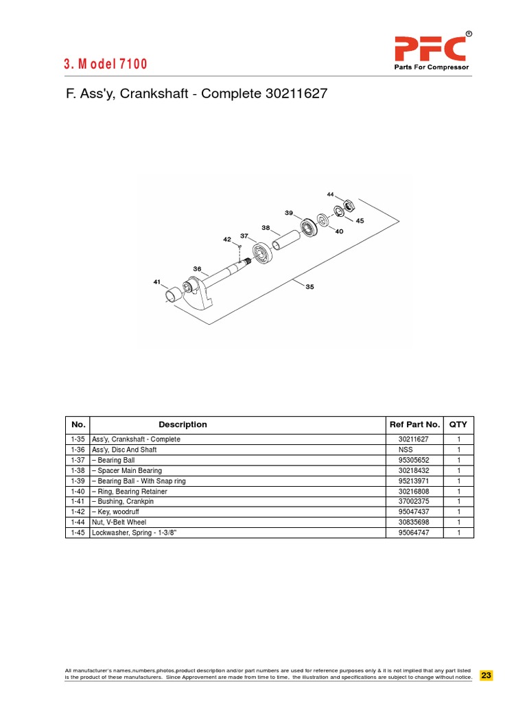 Ir 7100 Mechanical Compressor | PDF