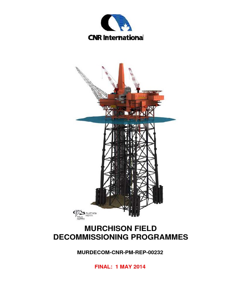 Murchison Field Decommissioning Plan | PDF | Pipeline Transport ...