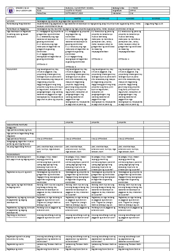 DLL Epp - Ia 5 | PDF