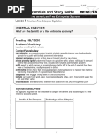 Characteristics of Free Enterprise System | PDF | Market Economy ...