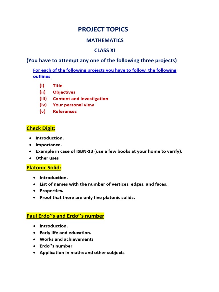 Project For Class Xi Maths PDF | PDF | Teaching Mathematics | Computing ...