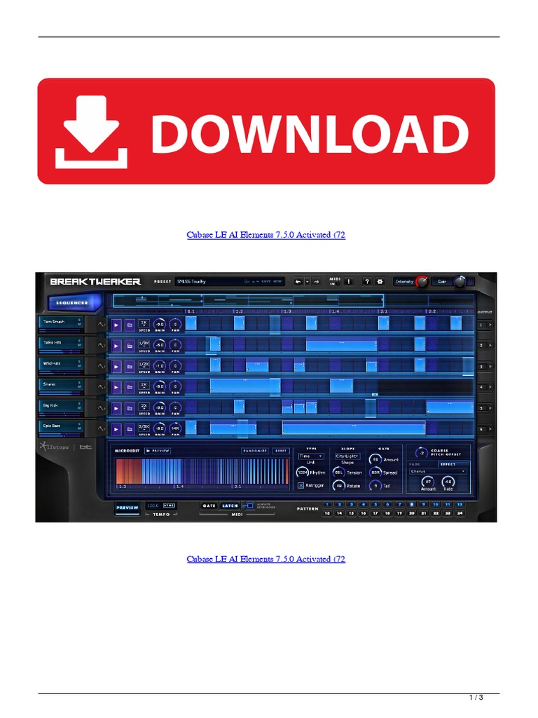 Cubase LE AI Elements 750 Activated 72 PDF | PDF | Computer Hardware | Multimedia