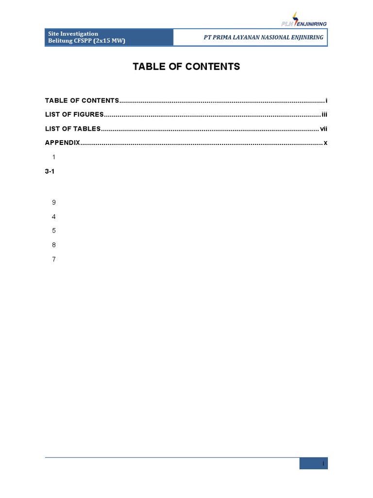 Table of Contents Interim | PDF