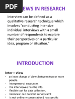 Semi-Structured Interview: A Methodological Re Ection On The ...