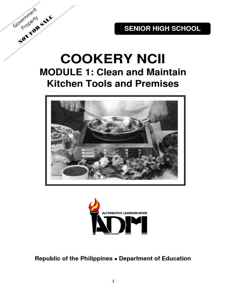 SHS11 - Q1 - Mod1 - Cookery NC II ...