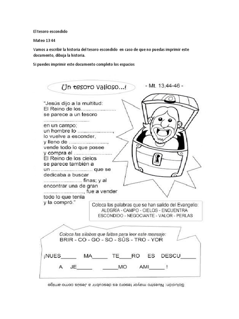 El Tesoro Escondido | PDF