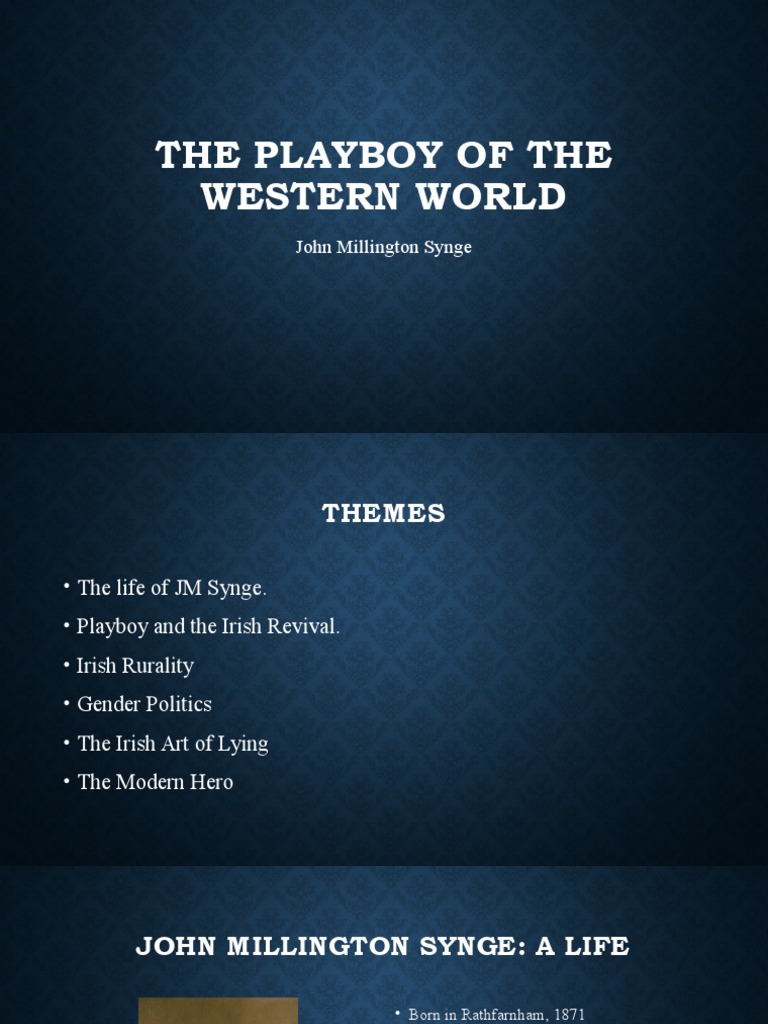 The Playboy of The Western World: John Millington Synge | PDF | John ...